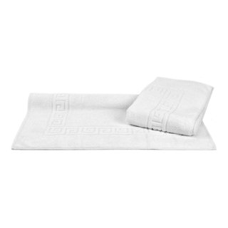 Luxury Hotel and Spa Greek Key Bath Mat, Set of 2 - Contemporary - Bath ...