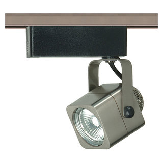 1 Light MR16 12V Track Head Square - Transitional - Track Heads And ...
