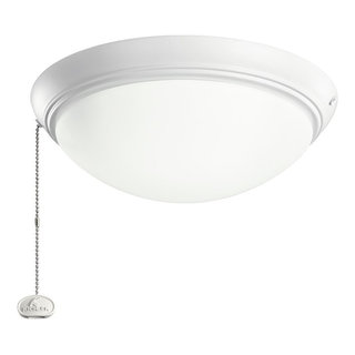 Low Profile LED Light Kit Fixture - Transitional - Ceiling Fan ...