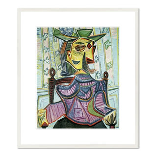 Seated Portrait of Dora Maar, 1937, 22" x 28" - Artwork - by 1000 ...