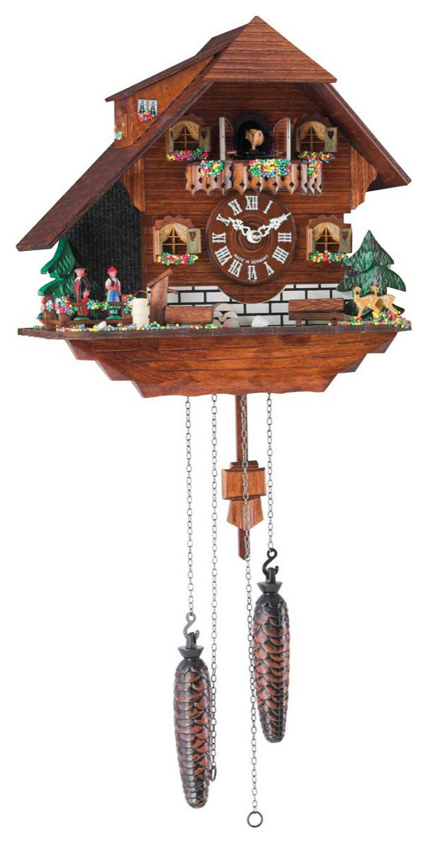 Heidelberg Cuckoo Wall Clock - Rustic - Cuckoo Clocks - by Hermle North America | Houzz
