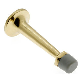 Genuine Solid Brass 3" Arrow Base Stop - Traditional - Door Stops - by ...
