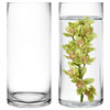 Glass Cylinder Vases in 4 inches Diameter for Wedding and Parties ...