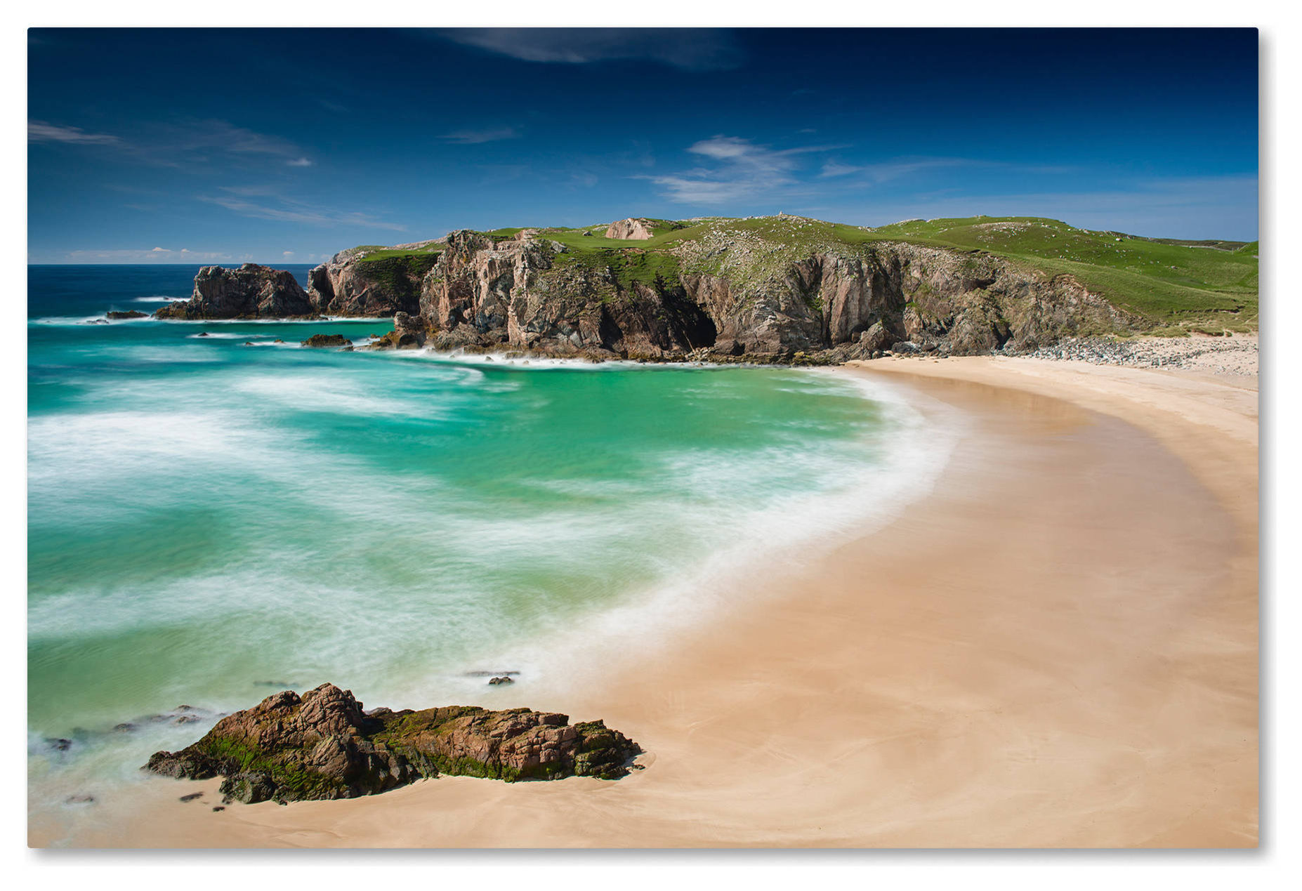 Michael Blanchette Photography 'Beach at Mangersta' Canvas Art, 24"x16" - Beach Style - Prints ...