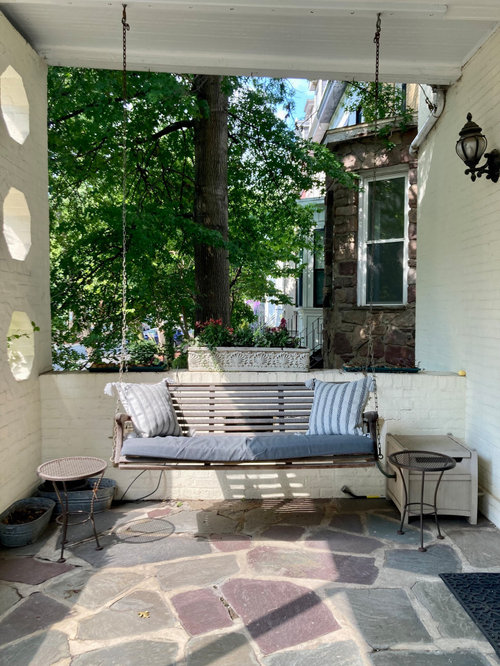 Help with large covered porch layout :)