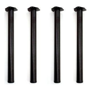 Kee Post Table Legs (Set of 4)- Black - Contemporary - Desks And ...