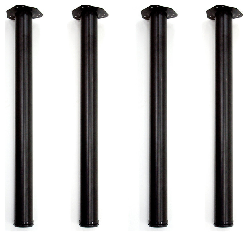 Kee Post Table Legs (Set of 4)- Black - Contemporary - Desks And ...