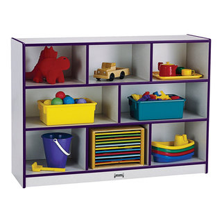 Rainbow Accents Super-Sized Single Mobile Storage Unit - Purple ...