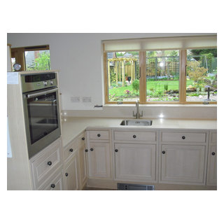 Blanco Capri Quartz worktops, Silestone - Traditional - Kitchen ...