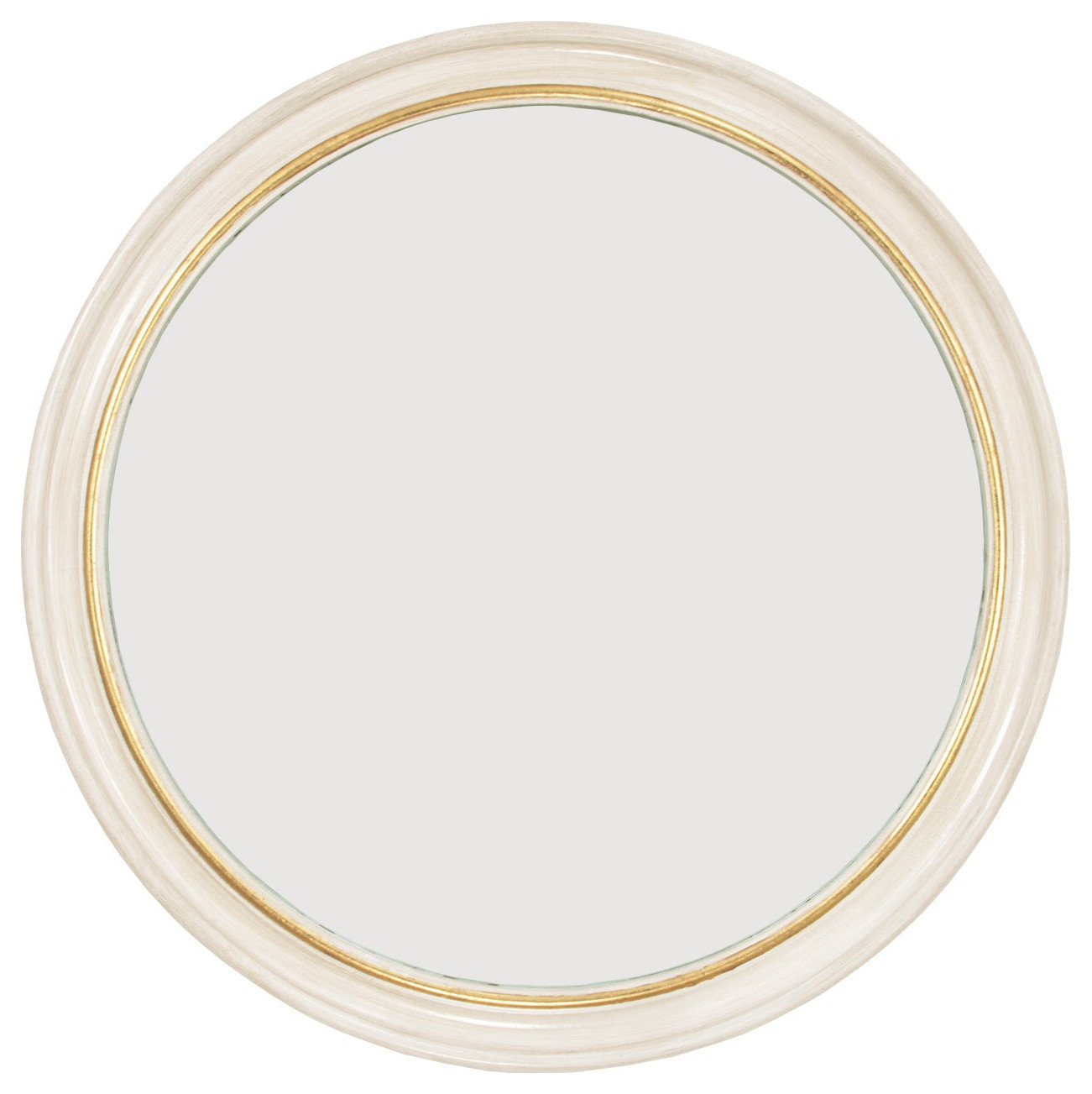 Arena Black and Gold Round Mirror - Transitional - Wall Mirrors - by ...
