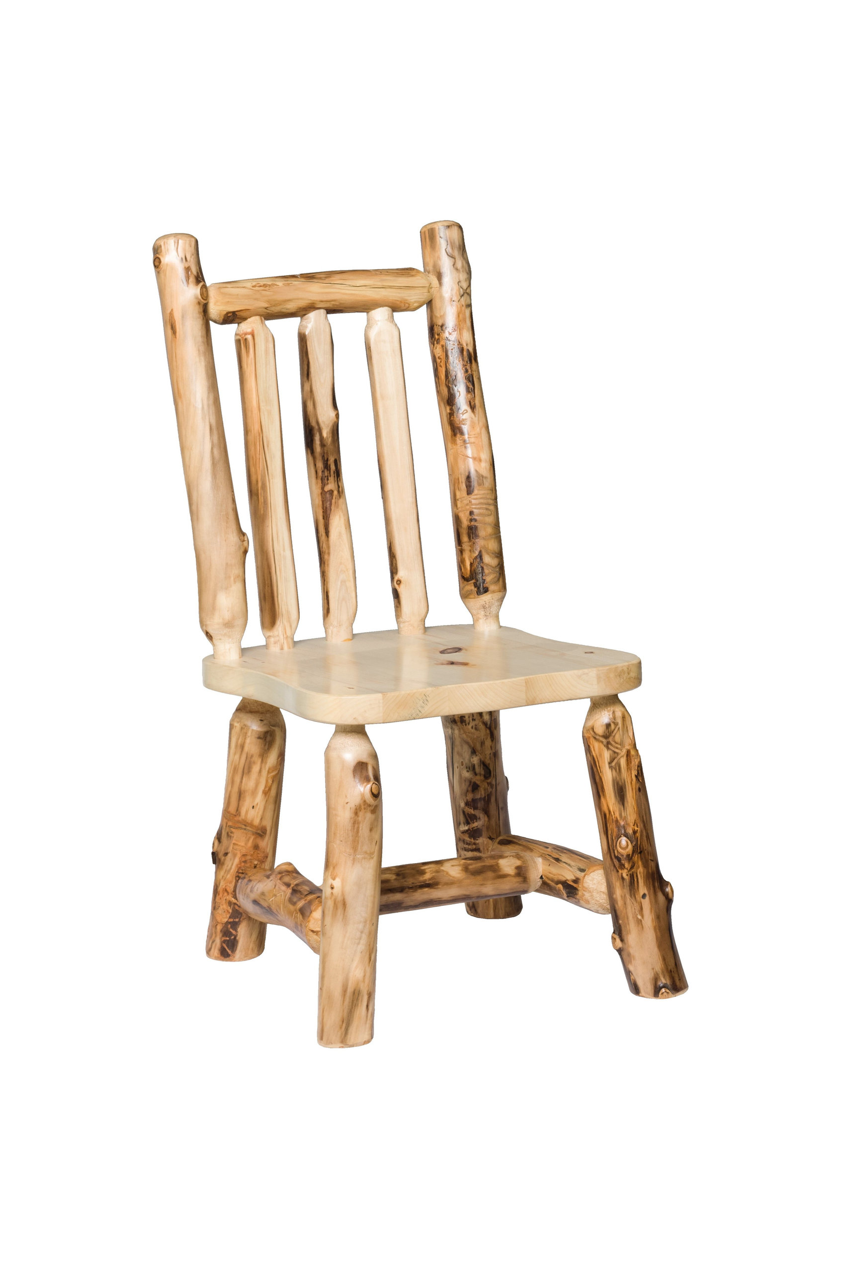 Rustic Aspen Log Side Chairs, Set of 2 - Rustic - Dining Chairs - by ...