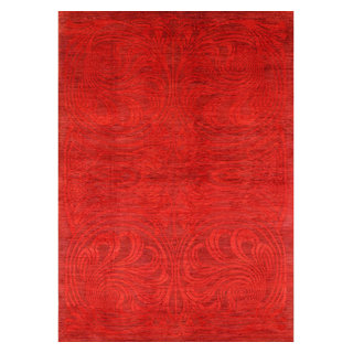 Ahgly Company Indoor Rectangle Mid-Century Modern Area Rugs, 5' x 7', 6 ...