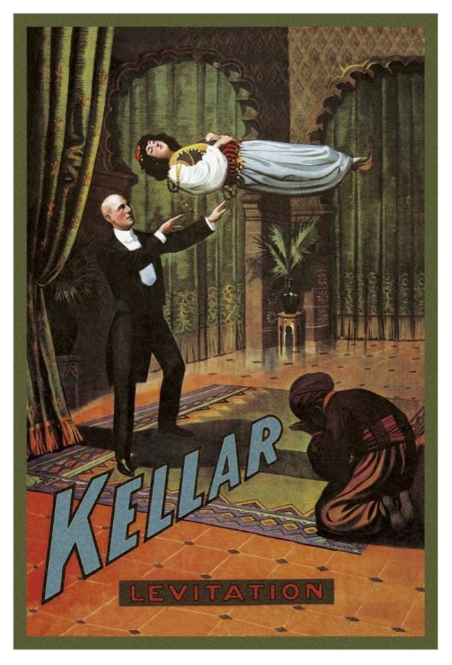 "Magicians: Kellar: Levitation" Digital Paper Print, 14"x20", 18"x26 ...