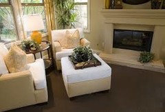 Corner between two large couches!