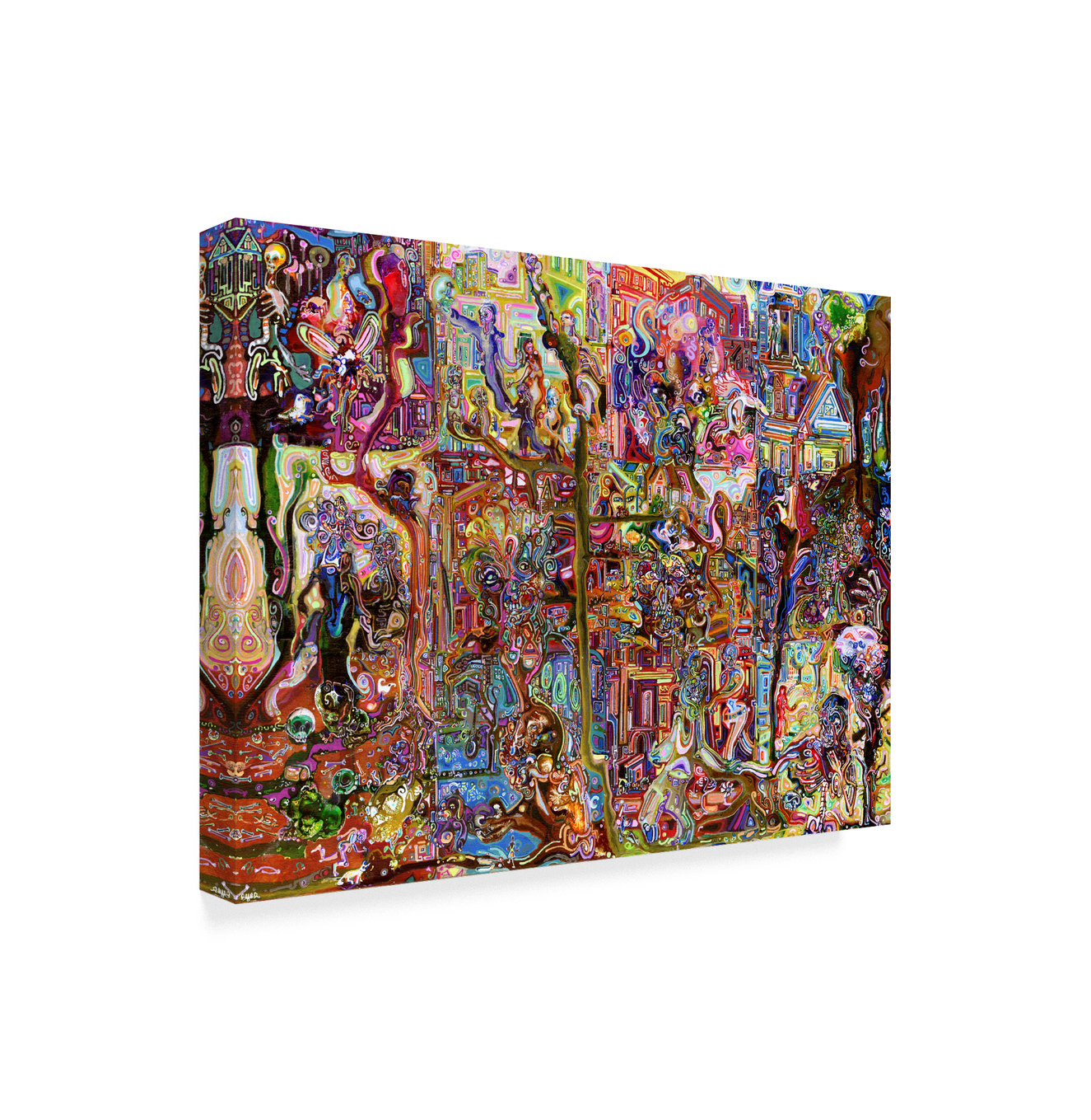 "Bad Habits" by Josh Byer, Canvas Art, 47"x35" - Contemporary - Prints ...