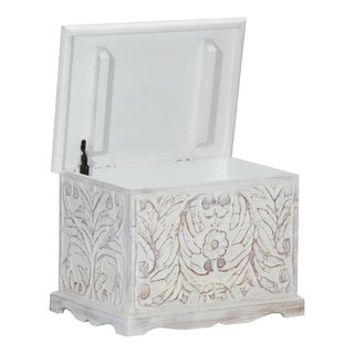 Wooden Storage Box 23" SAW - French Country - Storage Bins And Boxes ...