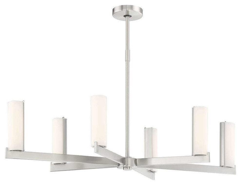 George Kovacs Lighting P1857-084-L Tube - 40" 66W 6 LED Island ...