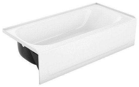 PROFLO PFB14CL Folsom 60" x 30" Left Hand Steel Soaking Tub ...