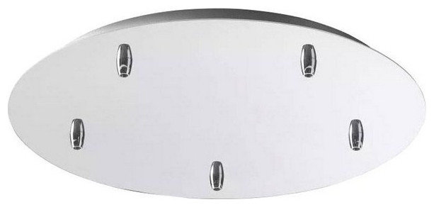 Accessory - 19 Inch Multi Pendant Canopy Kit-Polished Chrome Finish ...