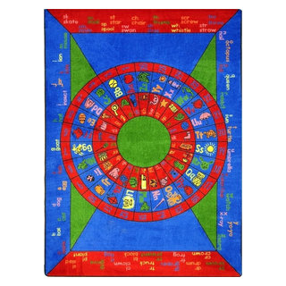 Kid Essentials, Early Childhood Play On Words Rug, 5'4"X7'8", 5'4"x7'8 ...