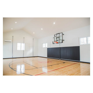 Two Story with Indoor Basketball Court - Classico - Palestra in Casa ...