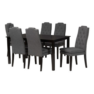 Coralex Contemporary 7-Piece Dining Set - Transitional - Dining Sets ...