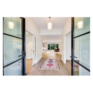 1950's Ranch Remodel and Single-Story Addition - Contemporary - Entry ...