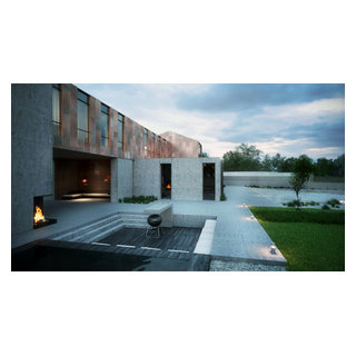 Copper House - Modern - Exterior - Los Angeles - by MAKHNO studio ...