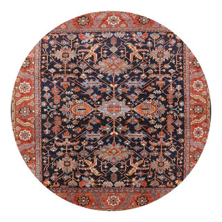 Ahgly Company Indoor Rectangle Mid-Century Modern Area Rugs, 5' x 7', 7 ...