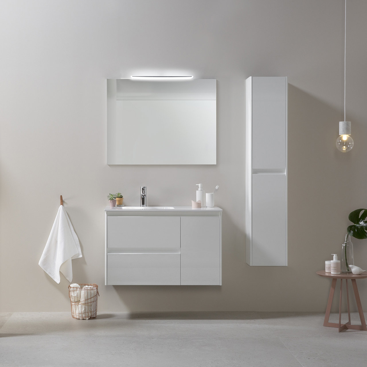 Ambra 90 Complete Vanity Unit - Modern - Bathroom Vanities And Sink ...