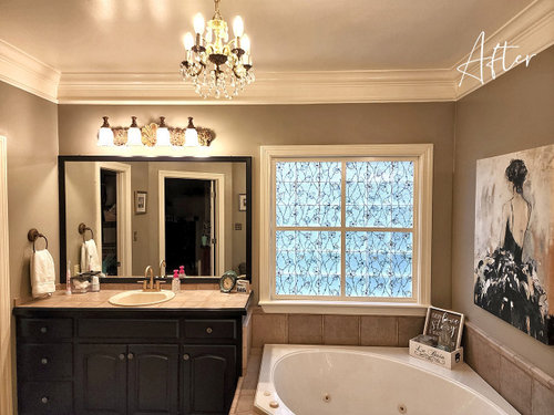 Glass Block Cube Window Transformation | Houzz Forum