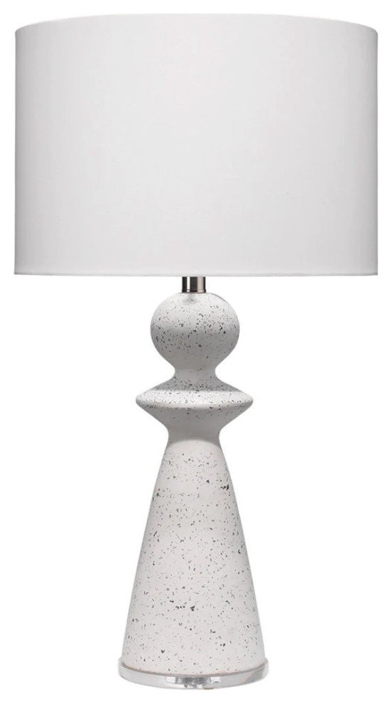 Davignon White Stone Table Lamp - Transitional - Table Lamps - by ...