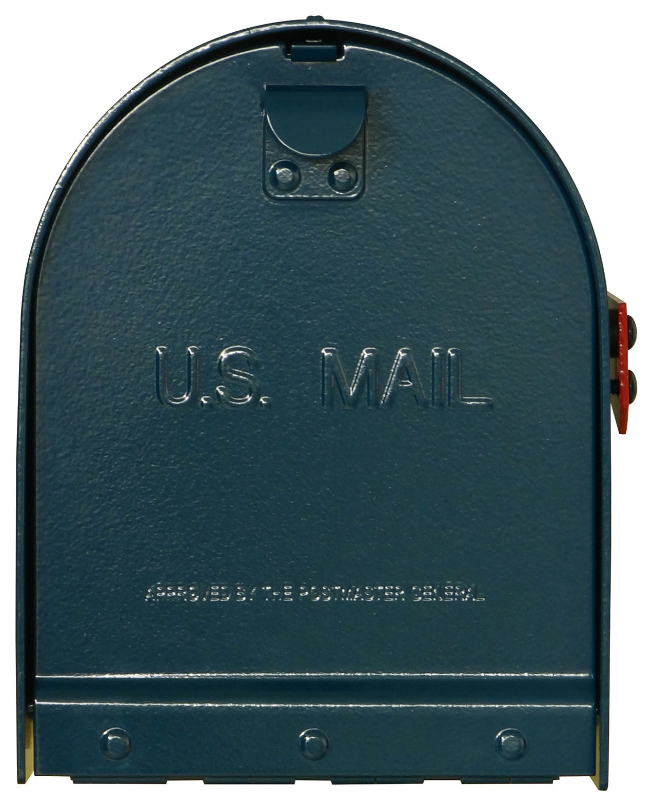 Mid Modern Rigby Curbside Mailbox, Blue - Contemporary - Mailboxes - by ...