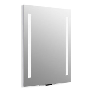 Verdera Voice K99571-VLAN-NA 24" W x 33" H Lighted Mirror, Amazon Alexa ...