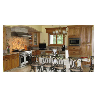Mocha Kitchen Cabinets Home design - Traditional - Columbus - by Lily ...