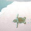 Sea Turtle Migration Coastal Lumbar Pillow - Beach Style - Decorative ...