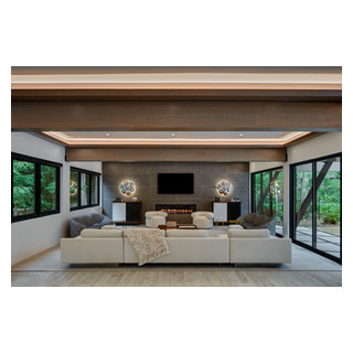 89. Reimagined Envelope - Interior, Living Room - Modern - Living Room ...