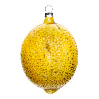 Marolin Manufaktur Glass Lemon Christmas Tree Ornament - Traditional ...