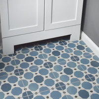 Caprice Porcelain Floor and Wall Tile, Sapphire, Sample - Contemporary ...