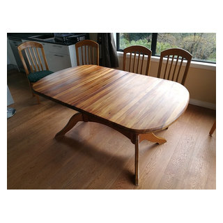 restored rimu dining table - Scandinavian - Auckland | Houzz