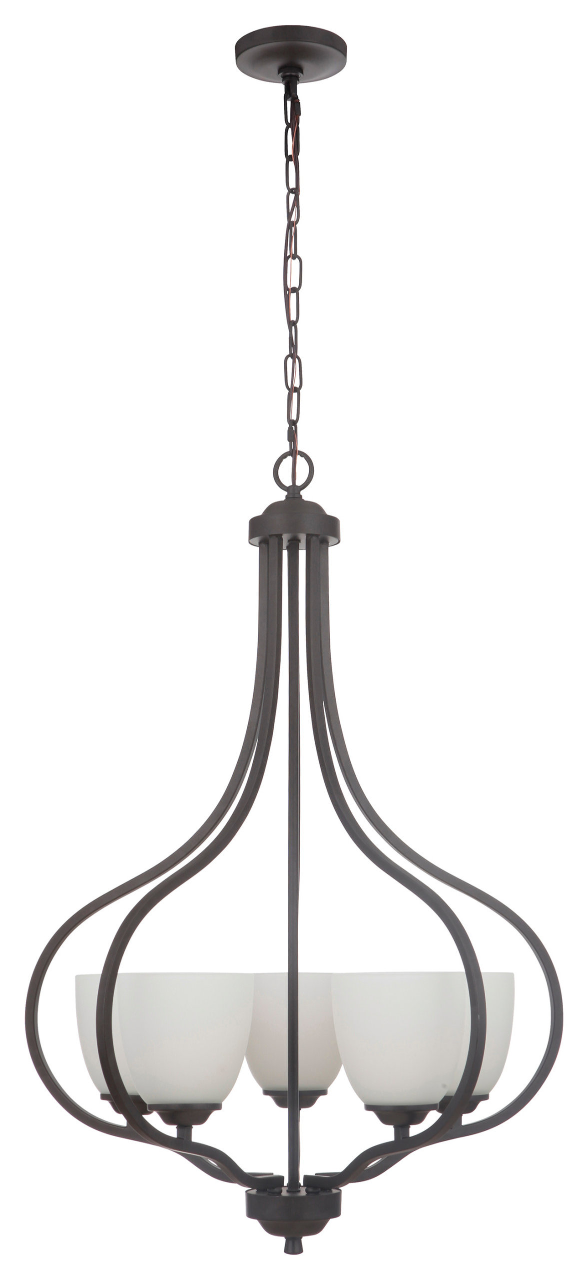 Serene 5 Light Foyer in Espresso (49935-ESP-WG) - Transitional ...