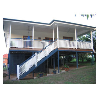 High set decks - Contemporary - Deck - Brisbane - by All We Do Is Decks ...