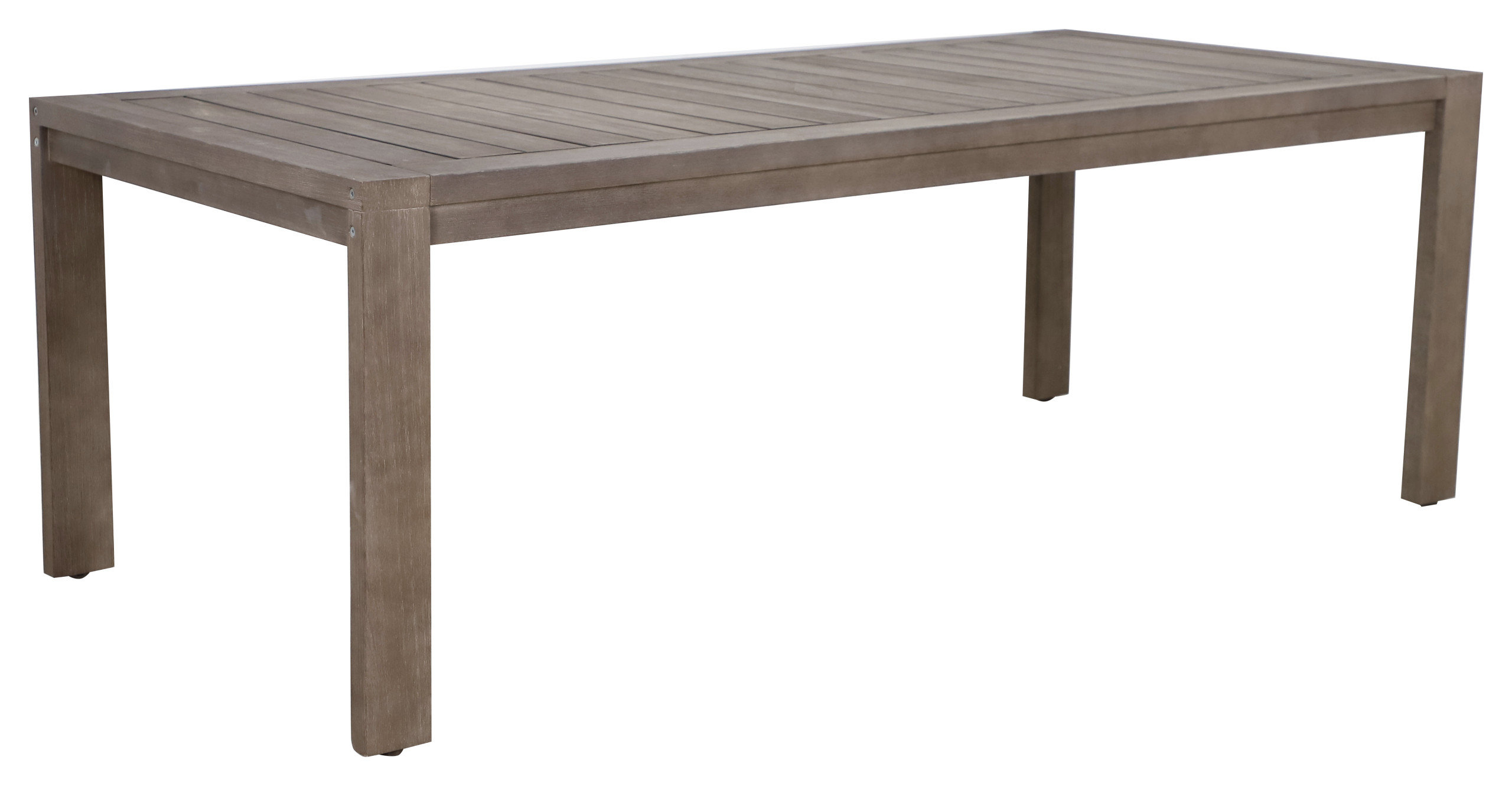 Harbor 87" Dining Table, Brown - Transitional - Outdoor Dining Tables ...