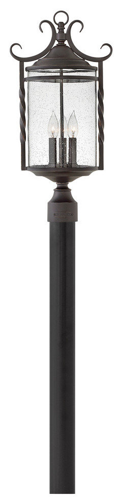Hinkley Casa Large Post Top Or Pier Mount Lantern, Olde Black ...