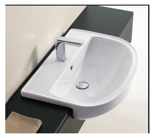 Semi Recessed Basins - what gap behind basin to wall? Tight or a Gap ...