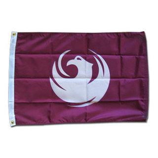 Phoenix, 2'x3' Nylon Flag - Contemporary - Flags And Flagpoles - by ...