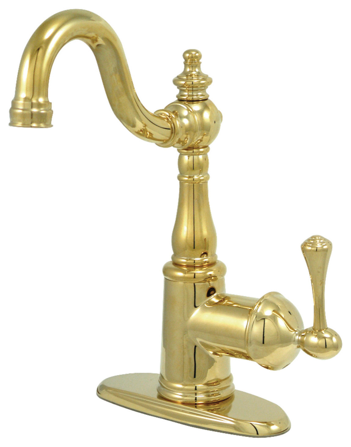 Fauceture Single-Handle Bathroom Faucet With Push Pop-Up, 6-1/4" in ...