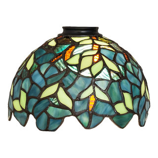 8" Wide Nightfall Wisteria Shade - Victorian - Lamp Shades - by Meyda ...