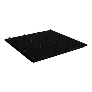 Multi-Port Canopy, Black, 19.25"Lx19.25"Wx1", 19.25"Lx19.25"Wx1 ...