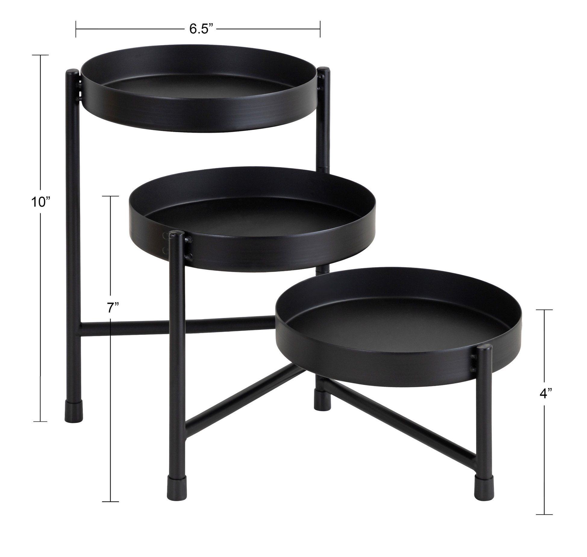 Finn Tiered Tabletop Planter - Transitional - Plant Stands And ...